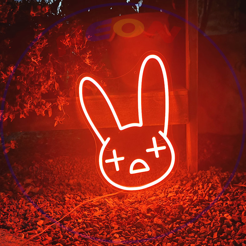 Rabbit Bunny Custom Neon Sign Wedding Neon Sign Birthday Neon | Etsy