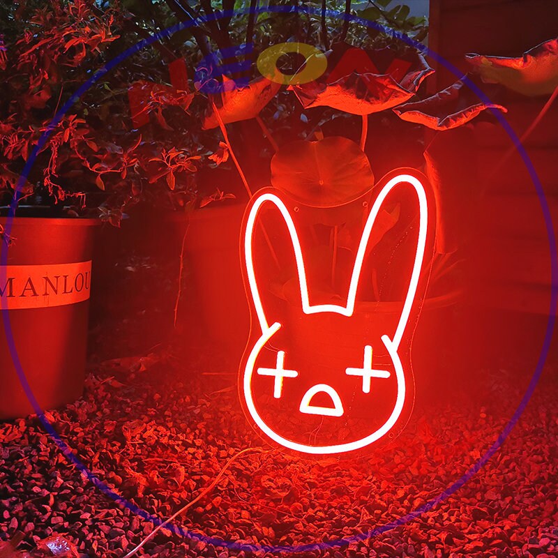 Rabbit Bunny Custom Neon Sign Wedding Neon Sign Birthday Neon | Etsy