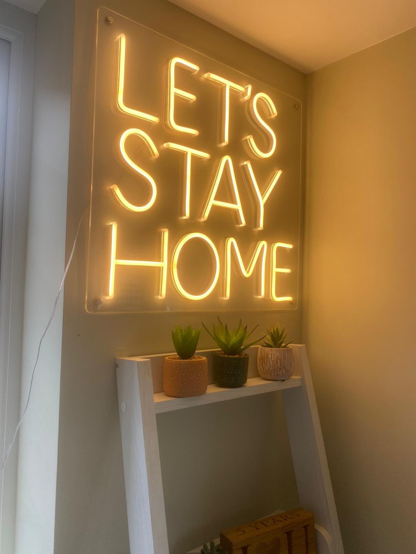 LETS STAY HOME Neon Sign Custom Neon for Bar Decor Sign Home - Etsy
