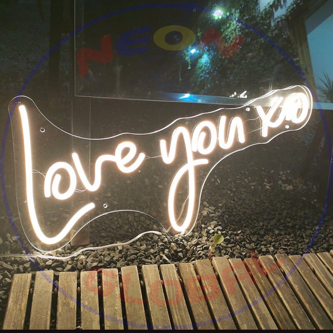 Love You Xo Neon Sign Wedding Neon Sign Party Neon Bedroom - Etsy