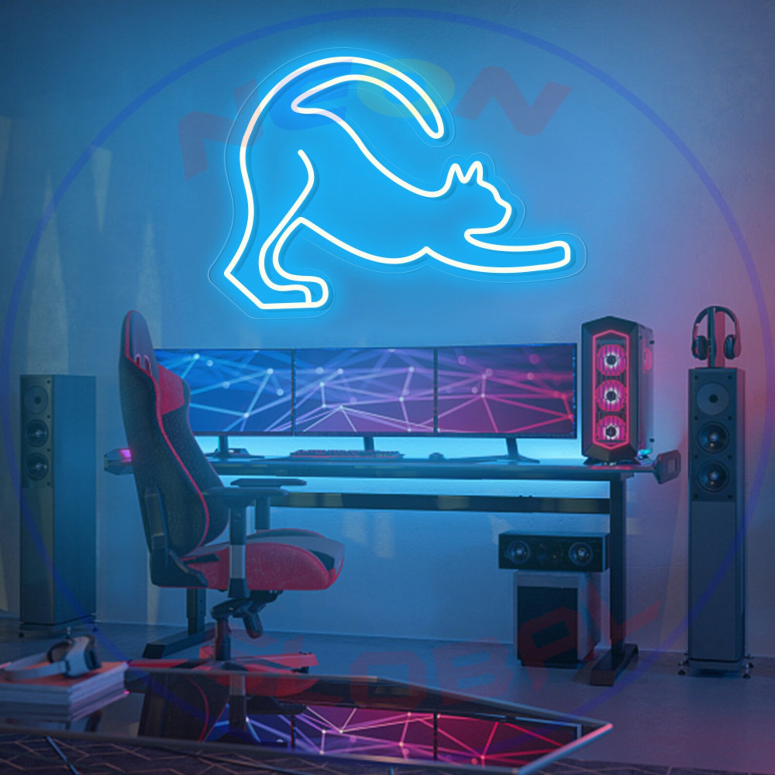 Cat Neon Sign Wedding Neon Sign Party Neon Bedroom Custom | Etsy