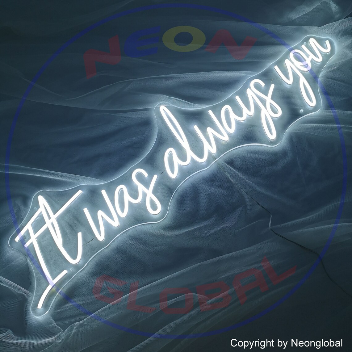 Neon Sign It Was Always You Sign Custom Home Decor Neon Sign - Etsy