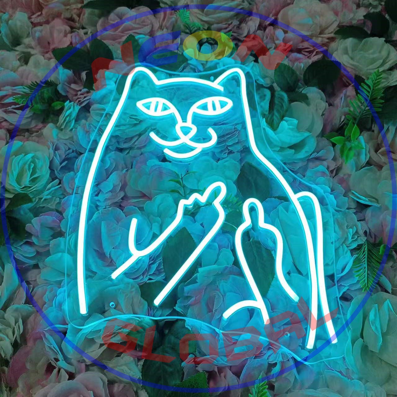 Bad Cat Neon Sign Wedding Neon Sign Party Neon Bedroom - Etsy