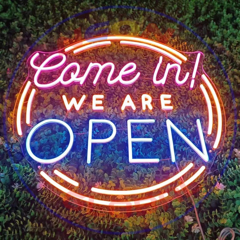 Lighted Open Sign - Etsy