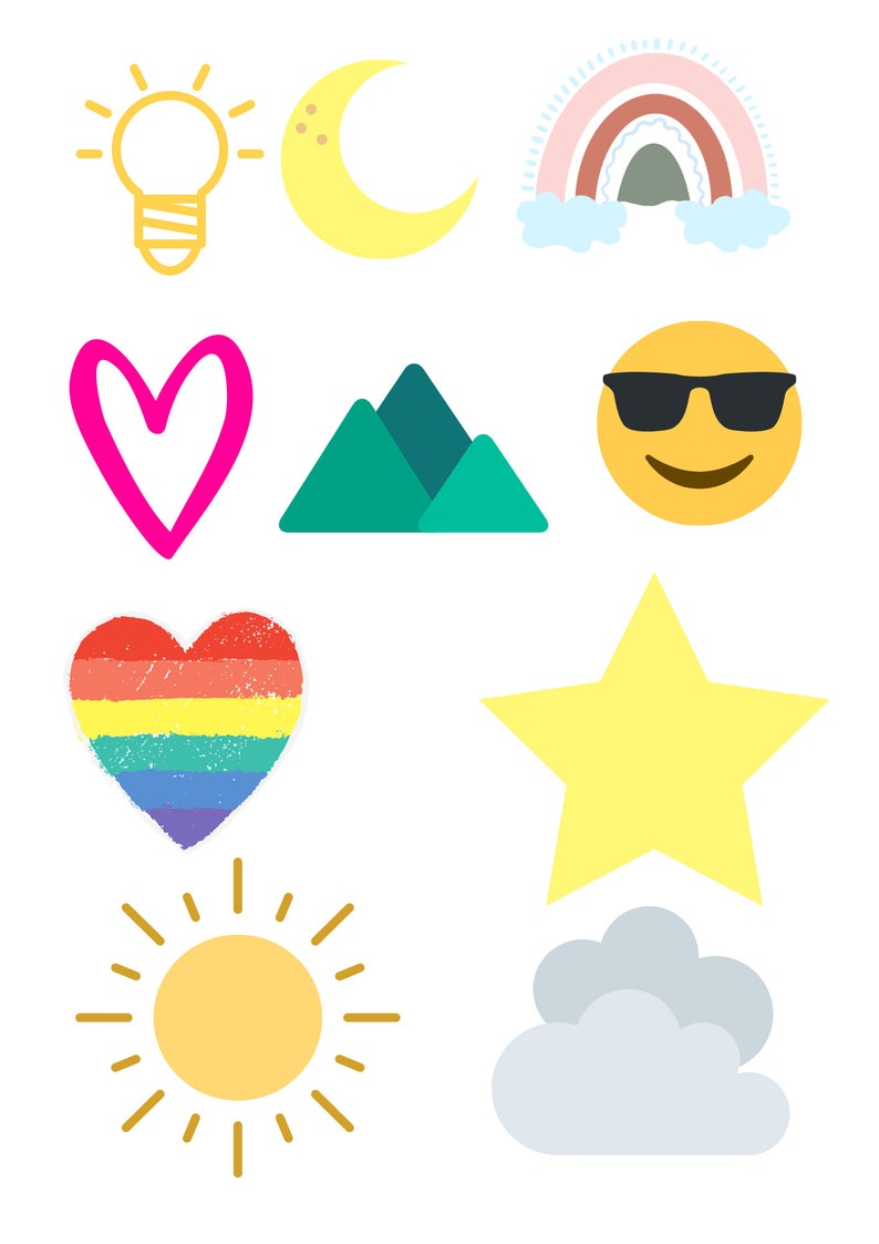 Vision Board Kit Family and Kids/ Motivational Quotes Cut Outs ...