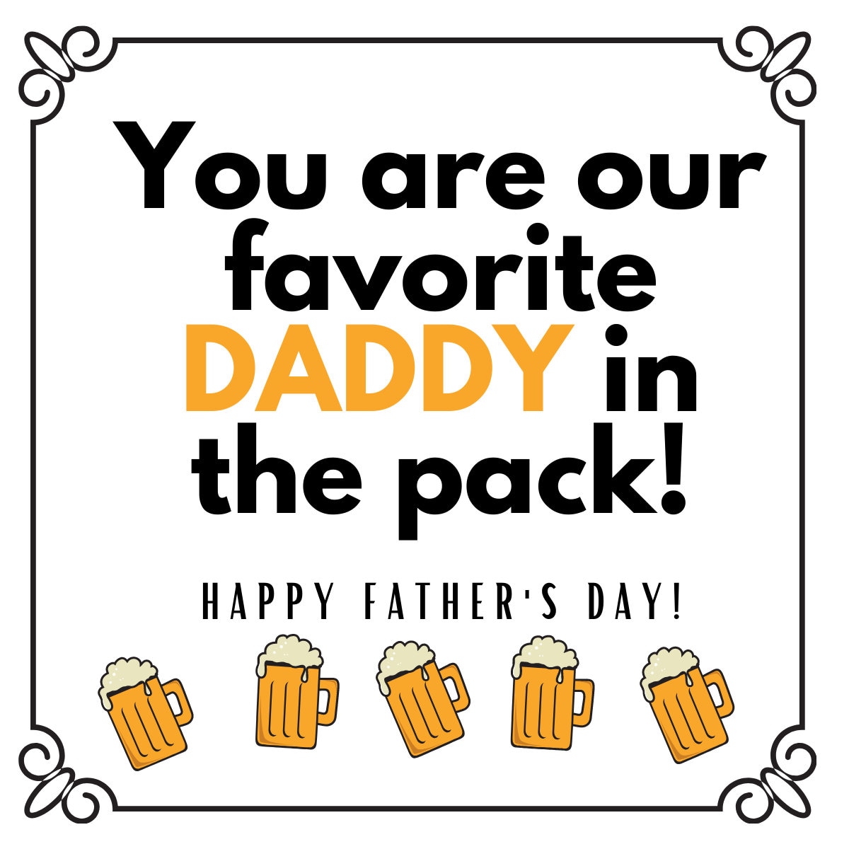 Father's Day Root Beer Gift Tags - Etsy