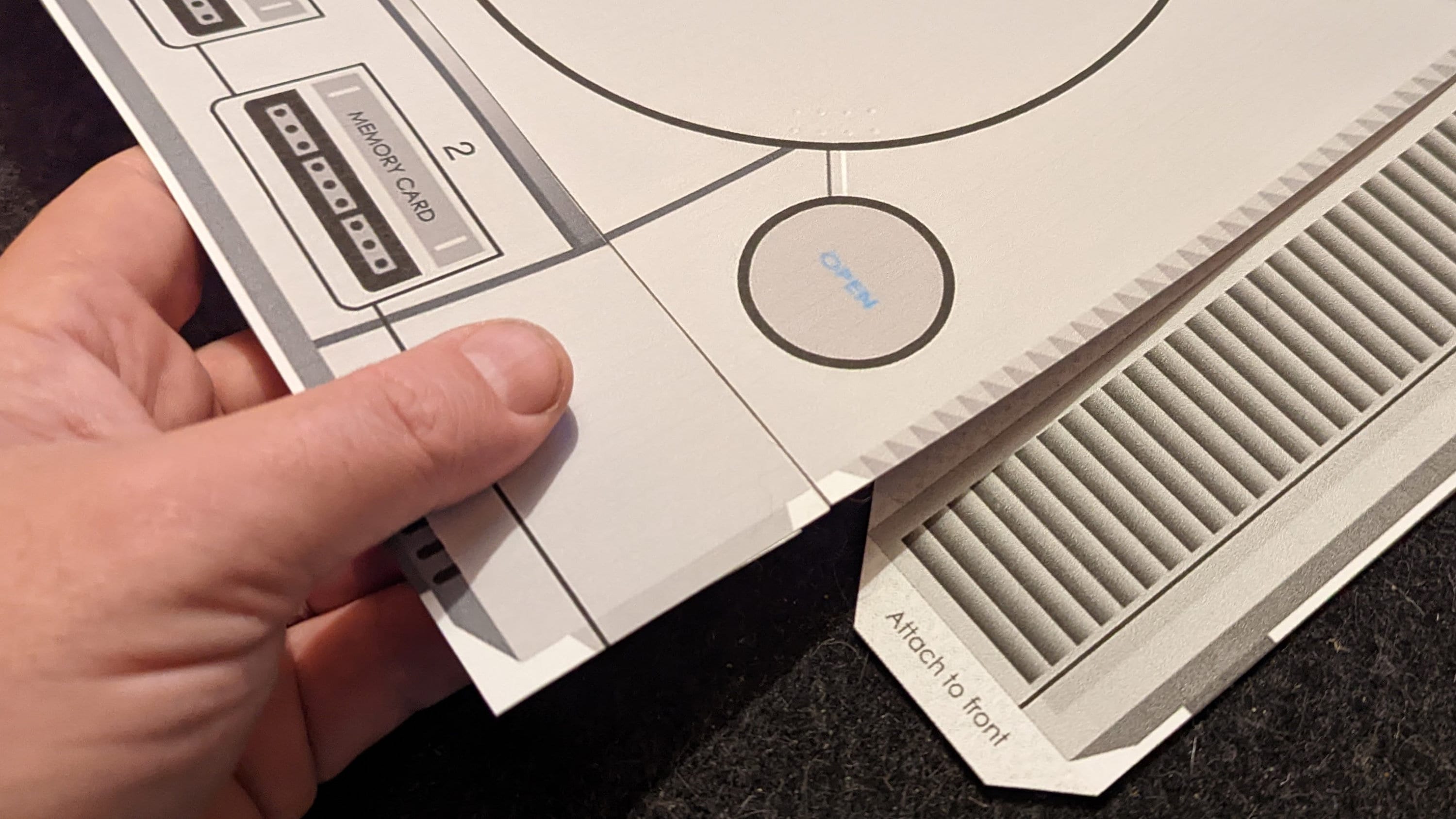 Papercraft Sony Playstation Dust Cover and Light Protector - Etsy