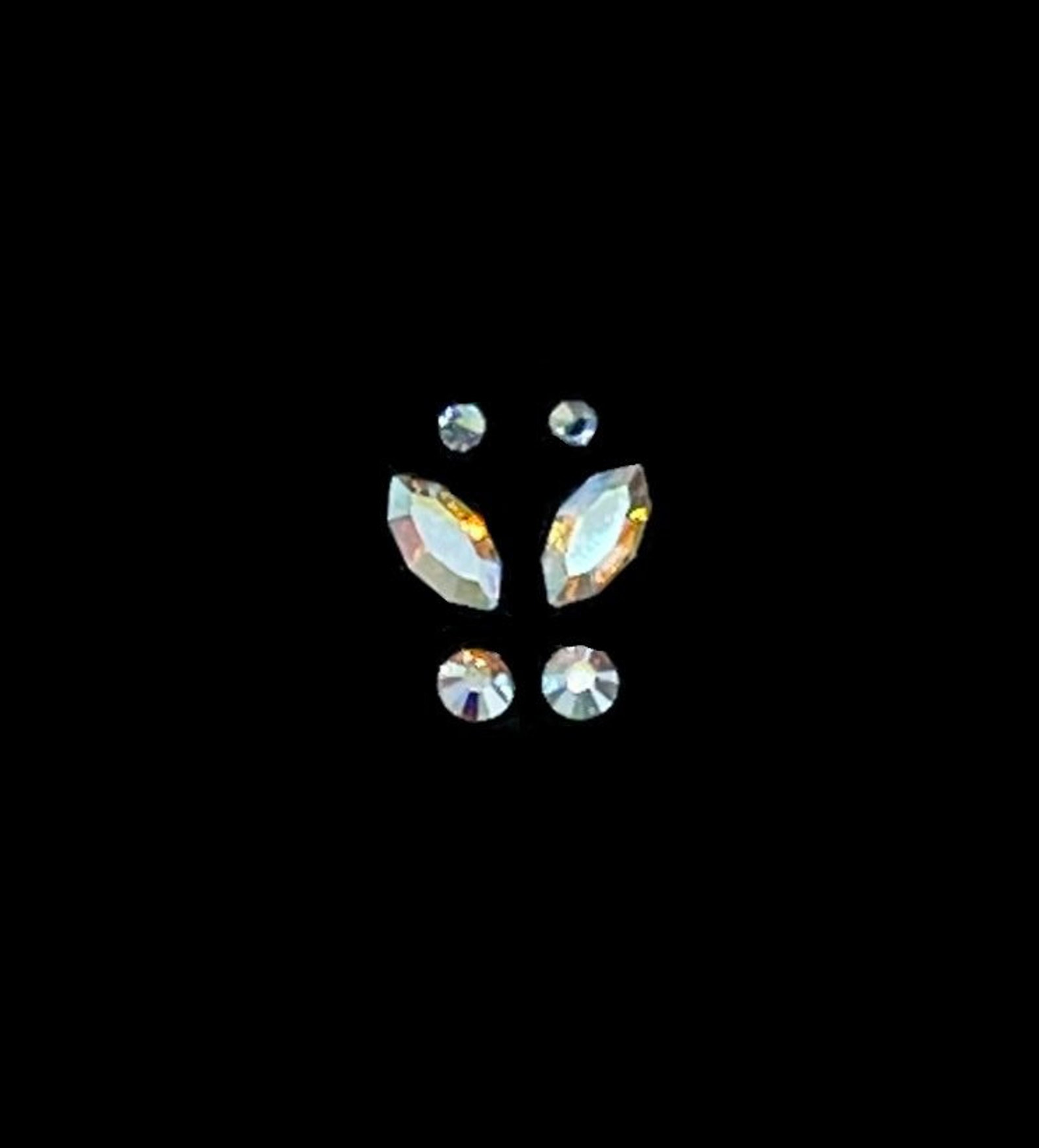 Butterfly Tooth Gems Swarovski | Etsy