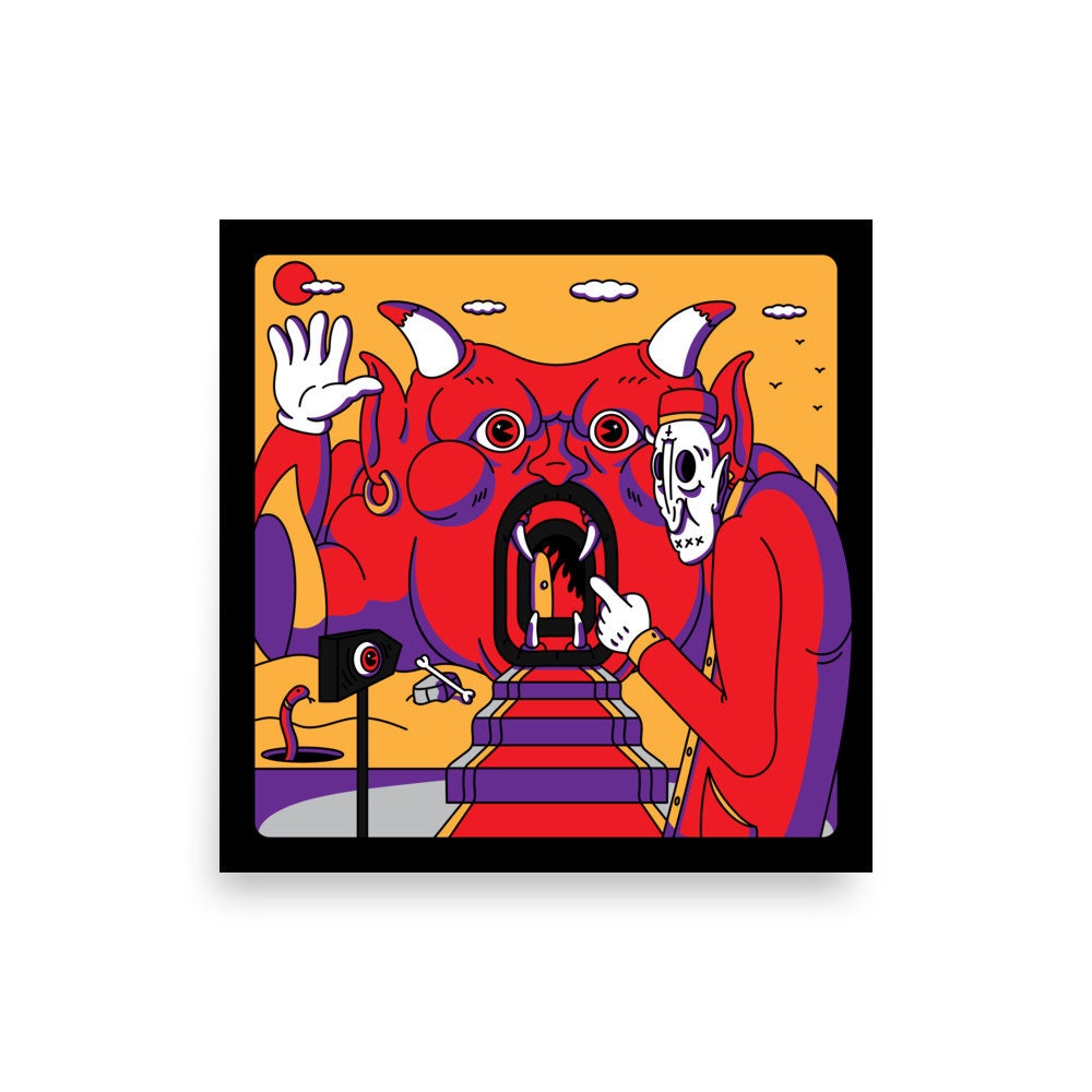 Work is Hell: Doorman Poster - Etsy