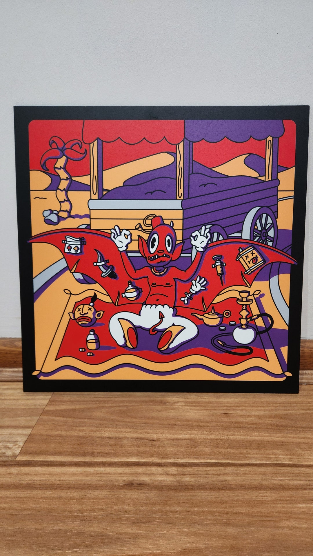 Work Is Hell: Merchant (Signierter Druck) - Etsy.de