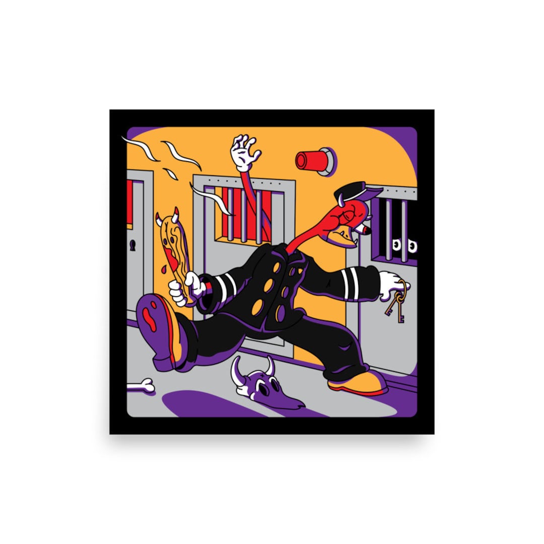 Work is Hell: Jailer Poster - Etsy