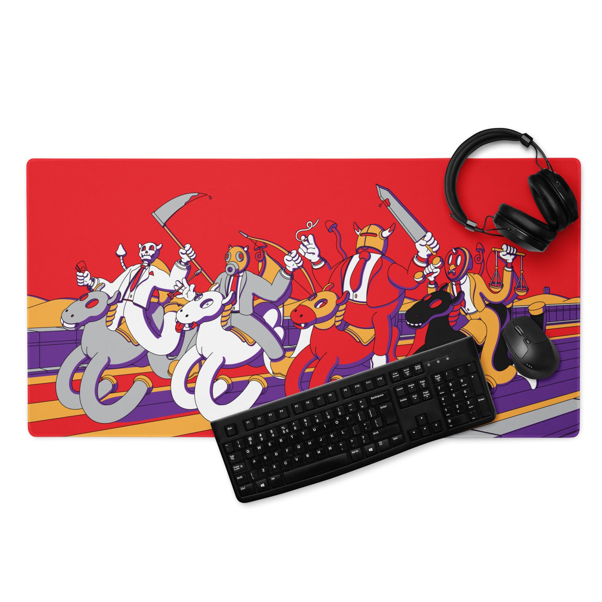 The Four Horsemen of the Apocalypse GAMING MOUSE PAD - Etsy