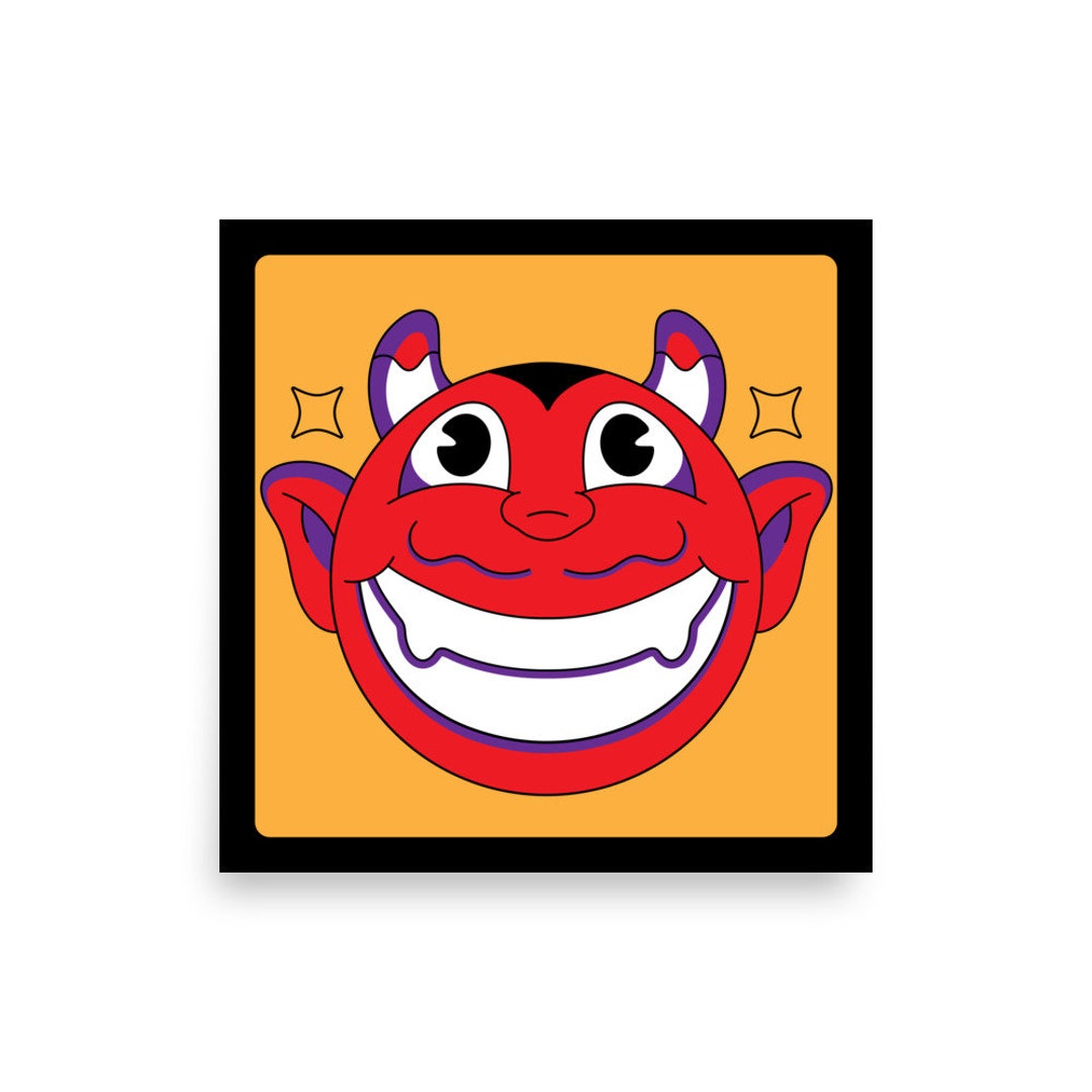 Work is Hell: Logo Poster - Etsy