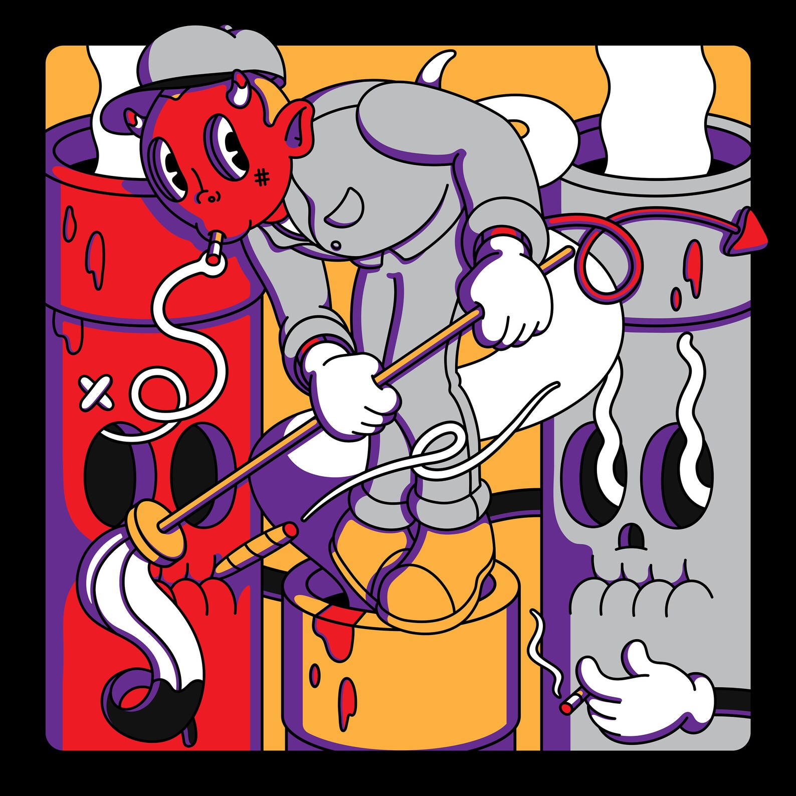 Work is Hell: Chimney Sweep Poster - Etsy