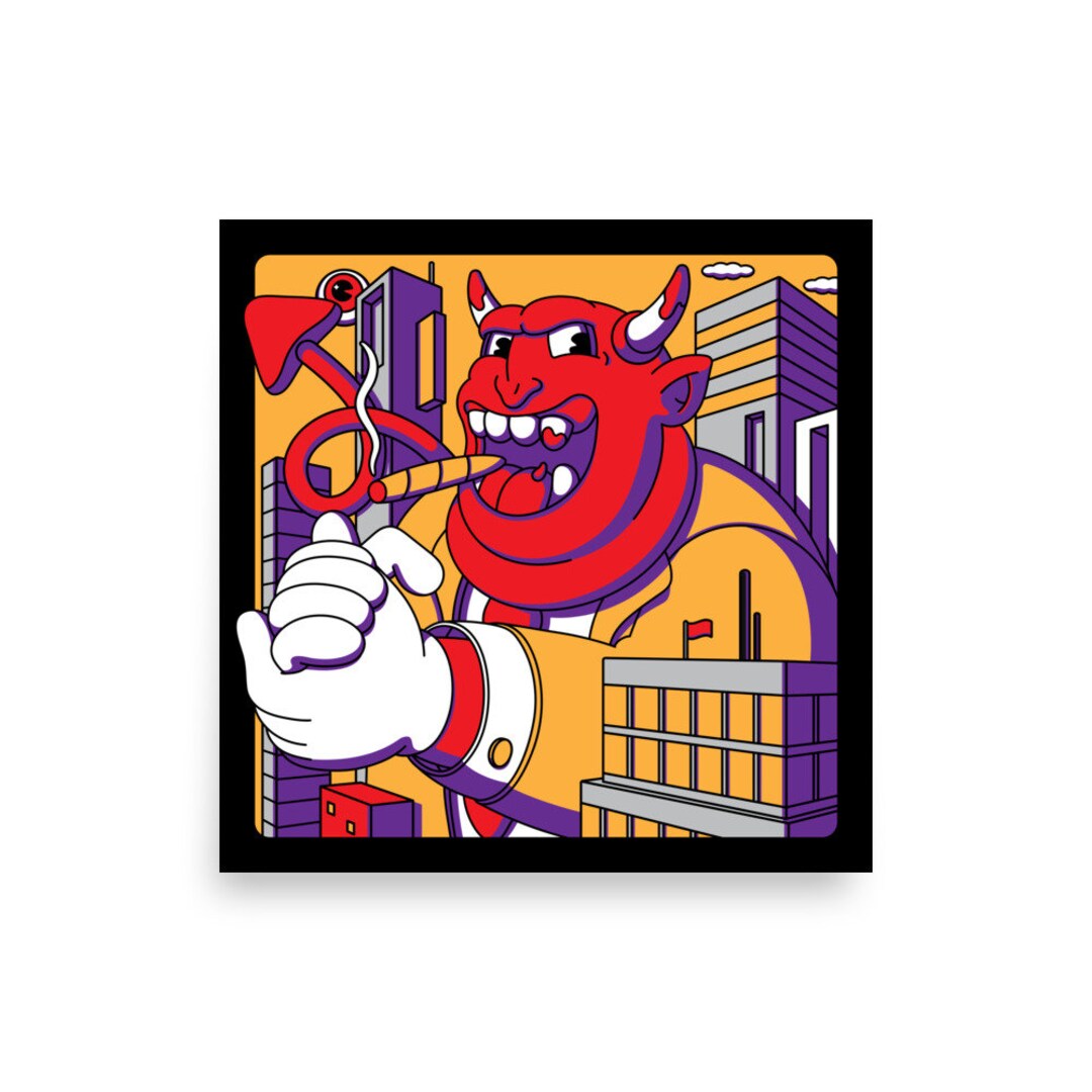 Work is Hell: CEO Poster - Etsy