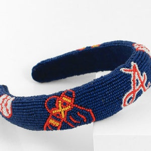 Baseball Theme Beaded Headband - Etsy
