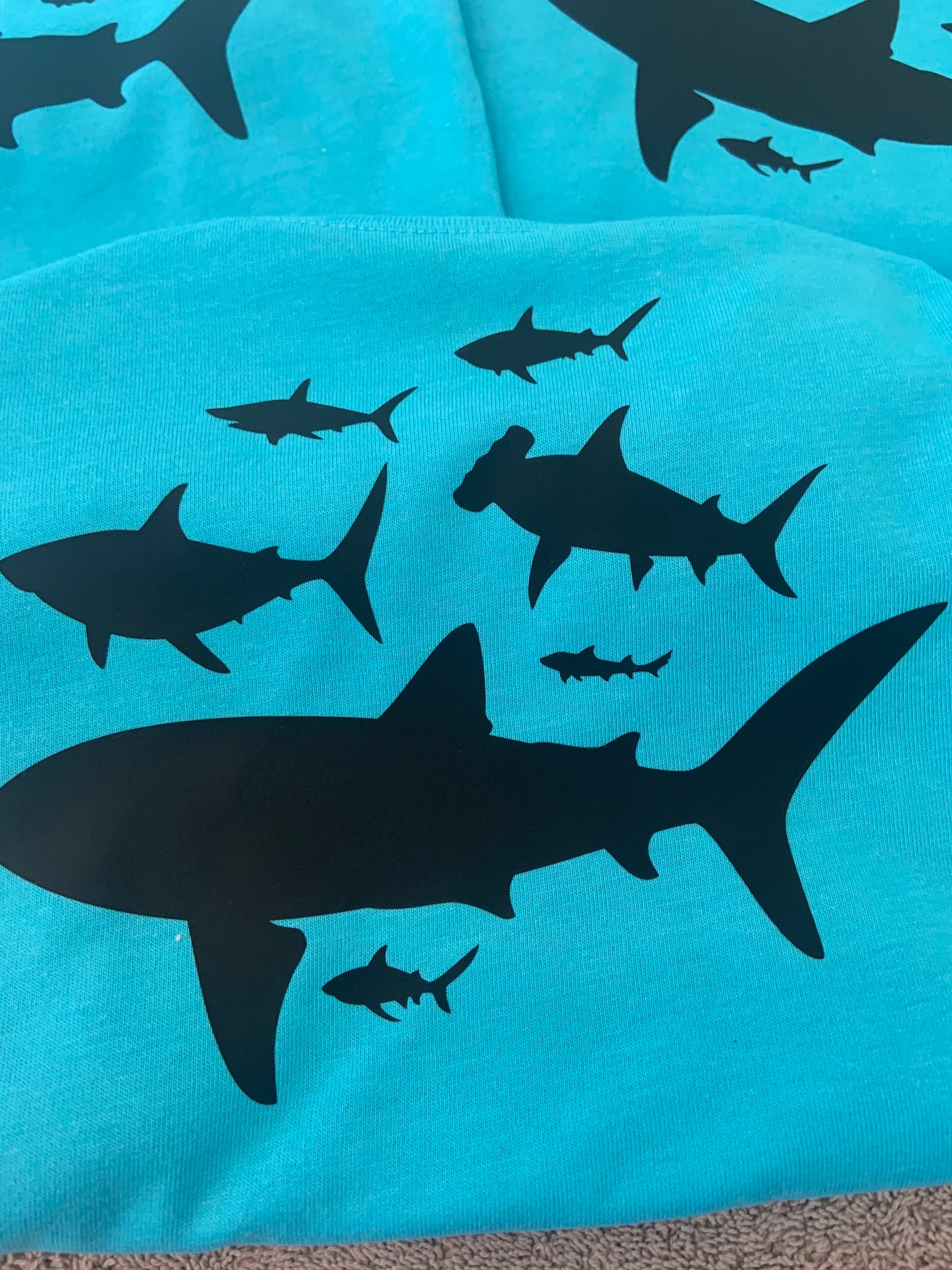 Shark Attack T Shirt - Etsy