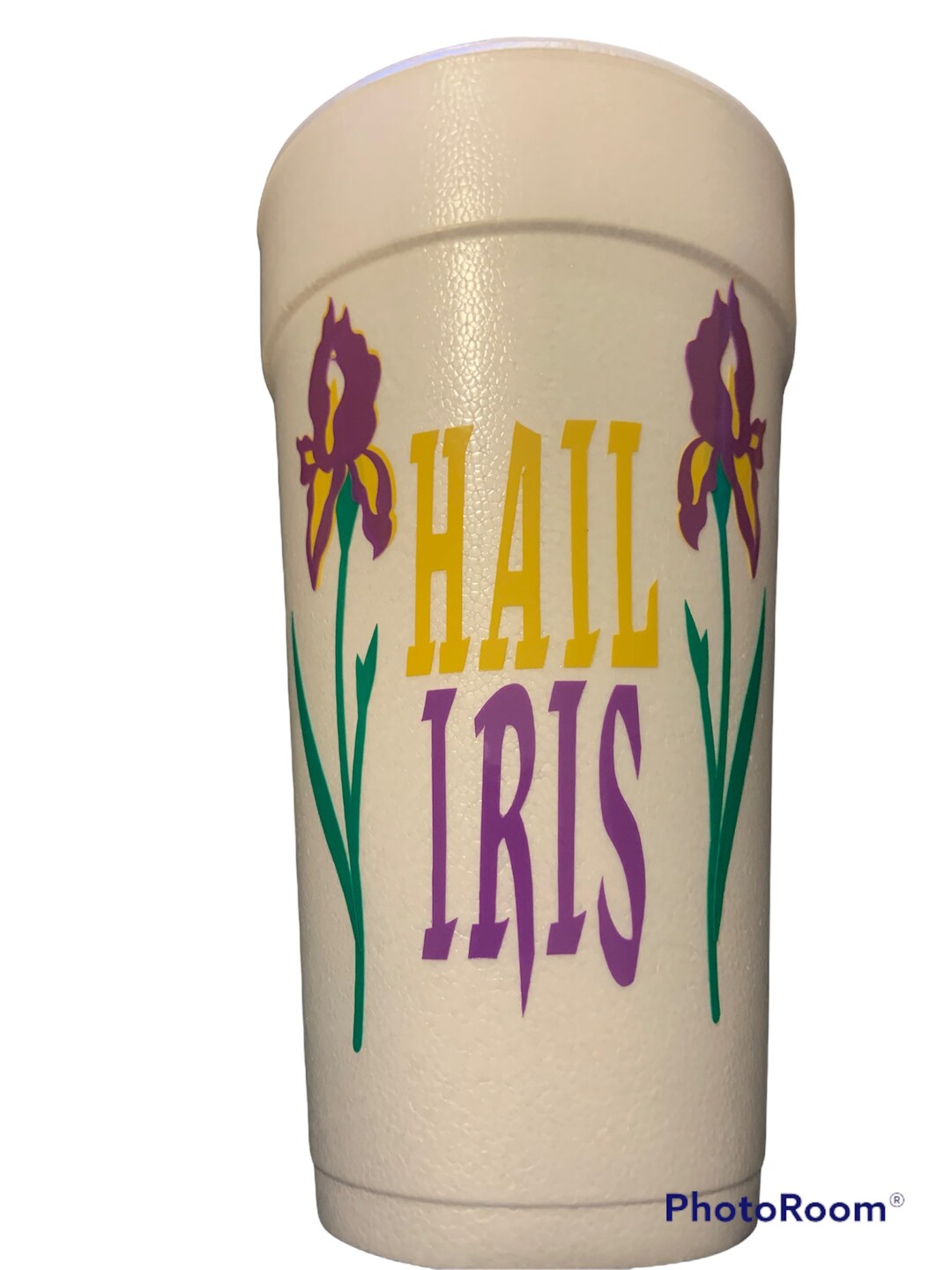Hail Iris Styrofoam Cup - Etsy