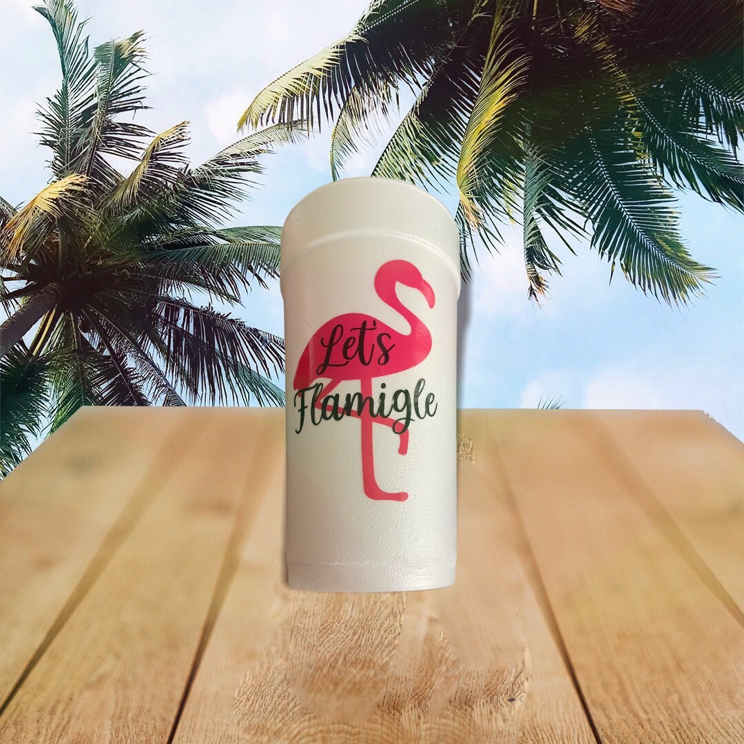 Lets Flamingle Cup - Etsy