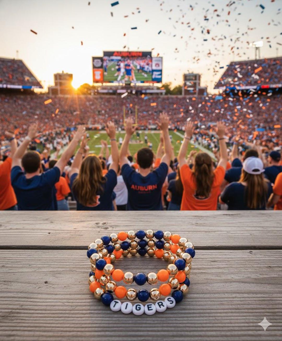 GAMEDAY 3 Row Beaded Bracelets - Etsy