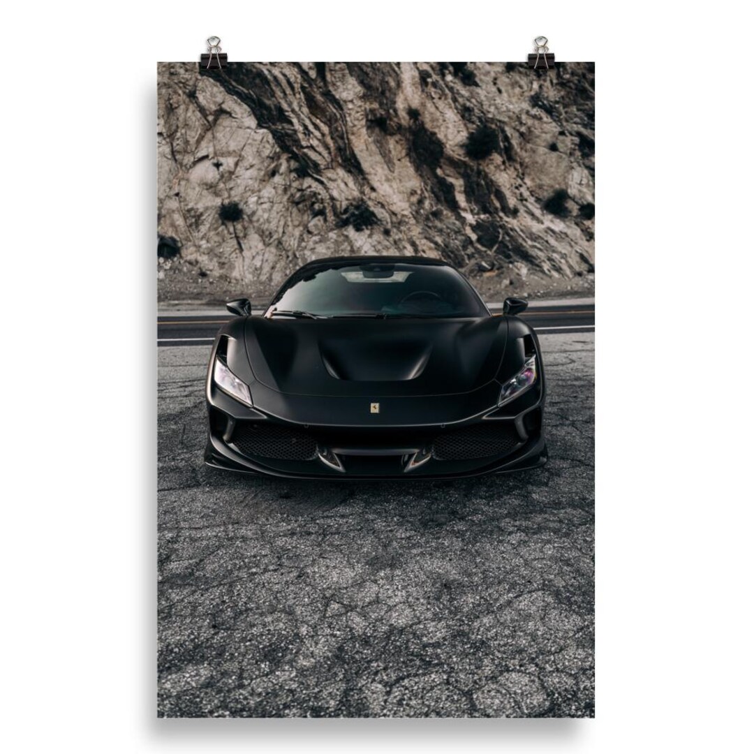 Ferrari F8 Poster - Etsy