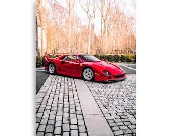 Printable Digital Poster Ferrari F40 - Etsy
