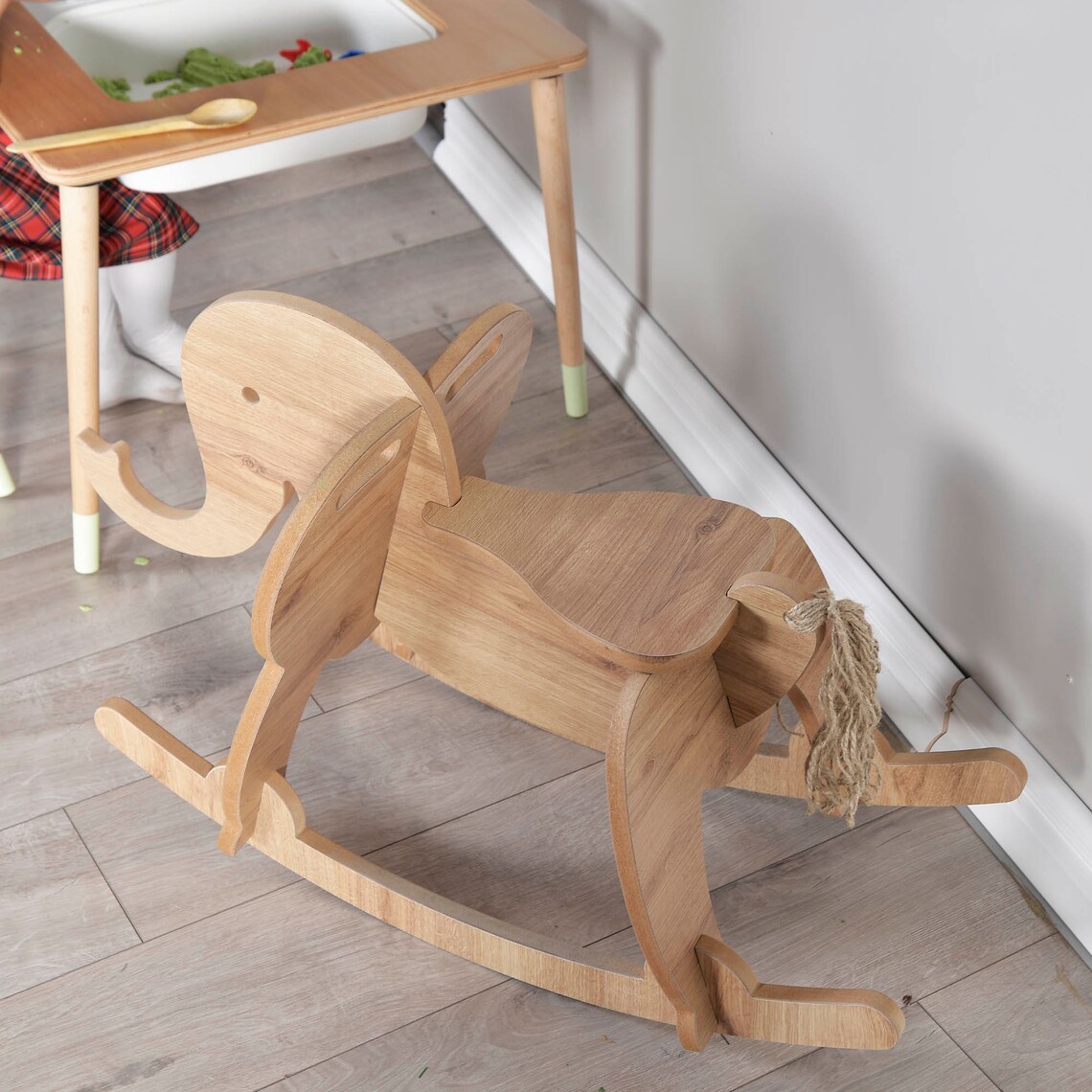 Wooden Rocking Toy Rocking Elephant Wooden Elephant Rocker | Etsy