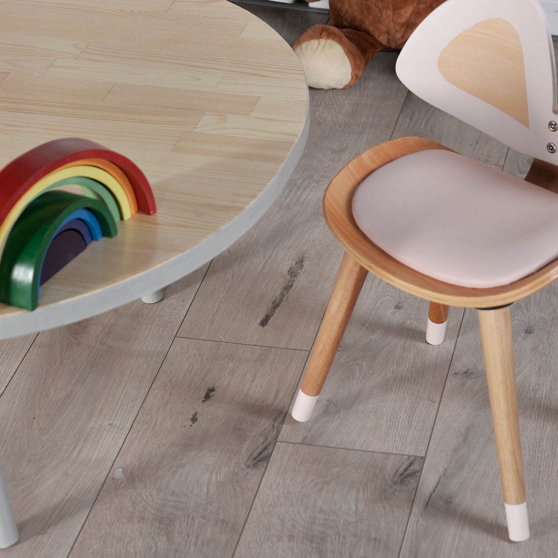 Montessori Table Toddler Play Table Large Learning Table - Etsy