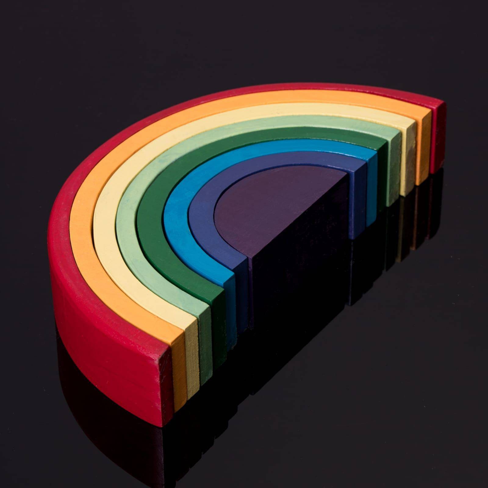 Wooden Stacking Rainbow 25cm First Birthday Gift Toys Toys & Games etna ...