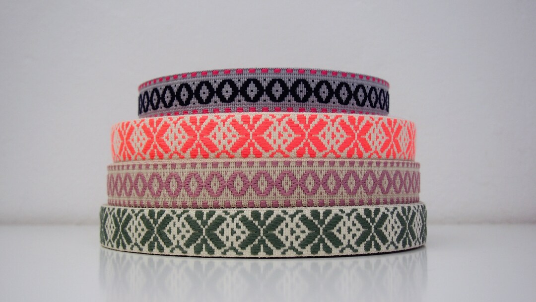 Gurtband - 2,5cm - 25mm - verschiedene Farben - recyceltes Polyester ...