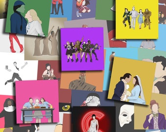 Musical Theatre Stickers - Etsy UK