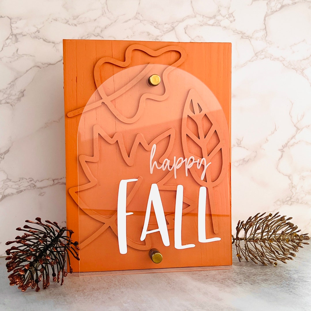 Happy Fall Sign - Etsy