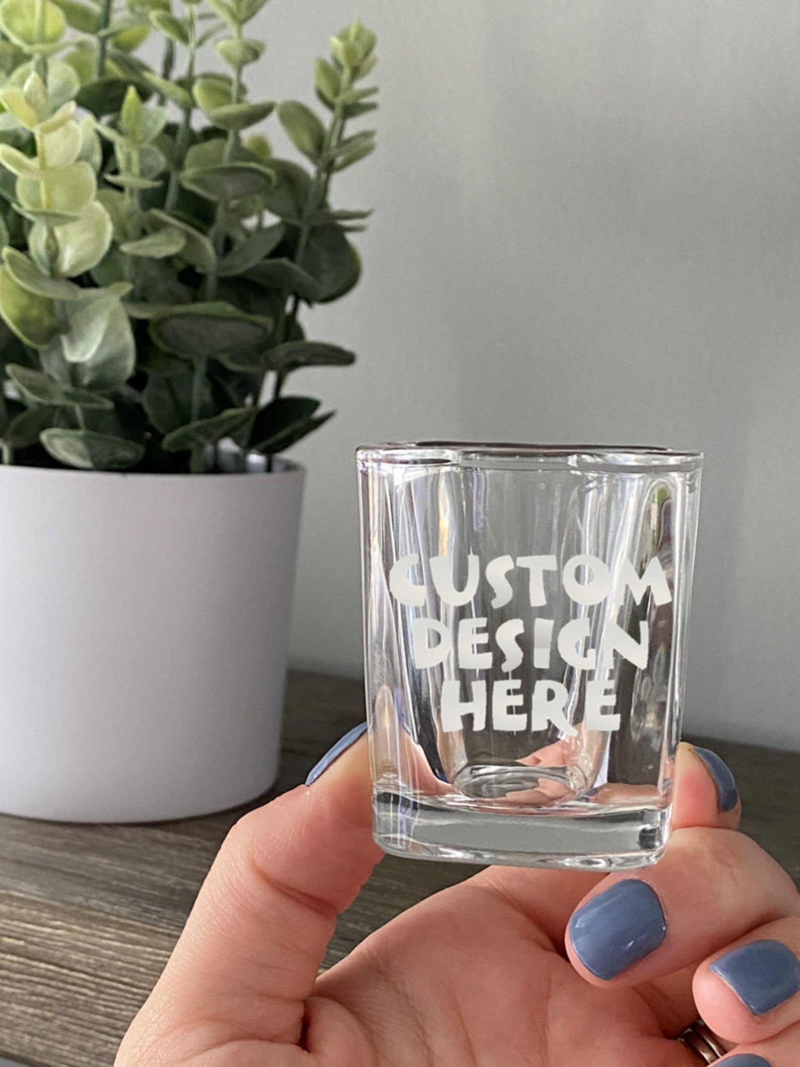 Custom Design Etched Shot Glass Shot Glass Personalized | Etsy