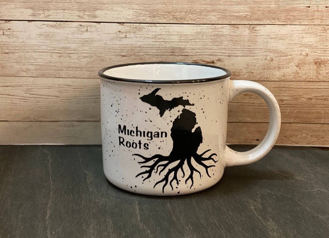 Michigan Root Mug 13 Oz. Campfire Mug Michigander Michigan Love - Etsy