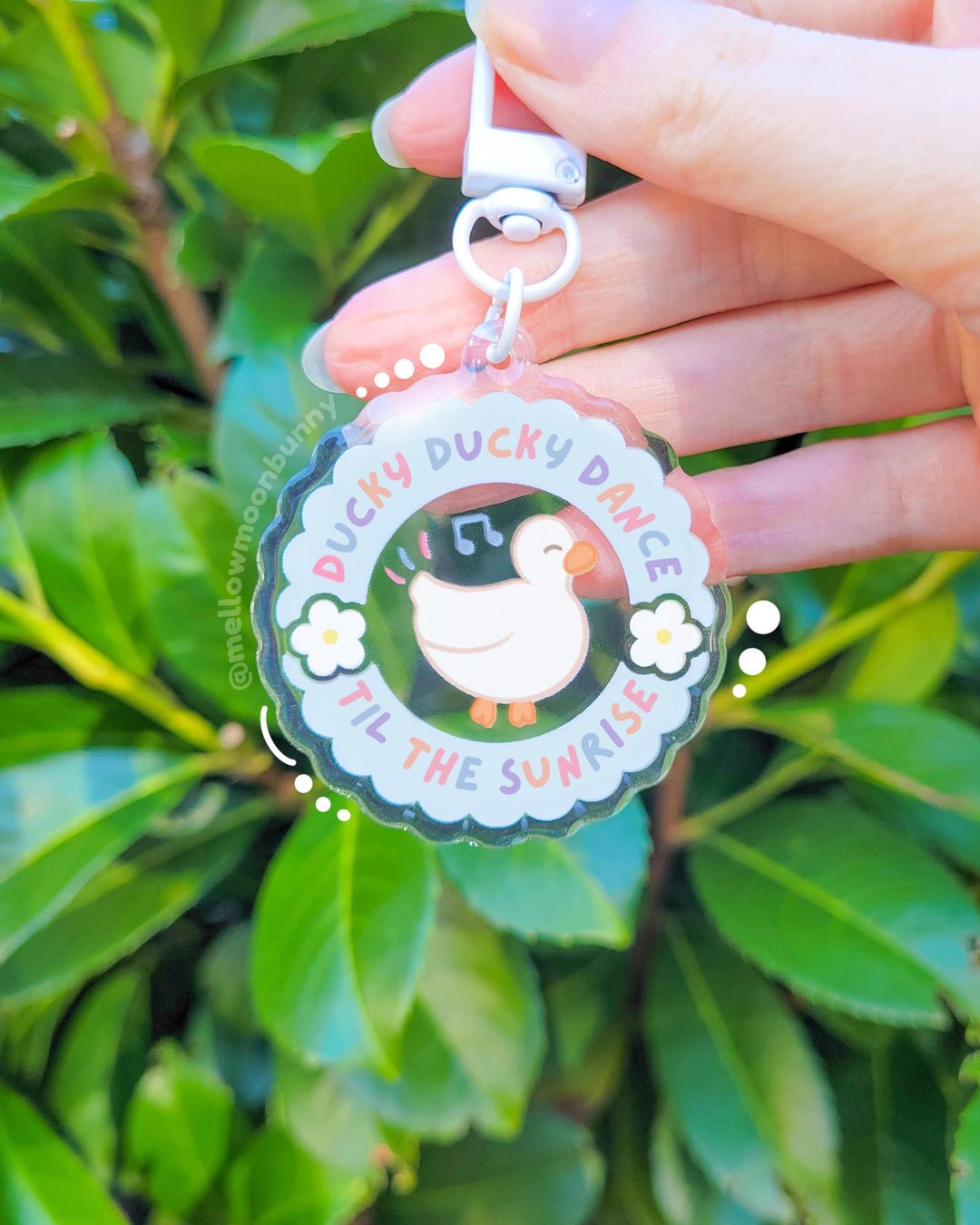 Ateez Ducky Ducky Keychain | Kpop Concert Accessory | Acrylic Epoxy ...