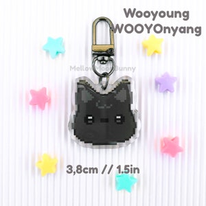 Ateez Pixelteez Keychain | Ateez Characters | Atiny Lightiny | Kpop ...