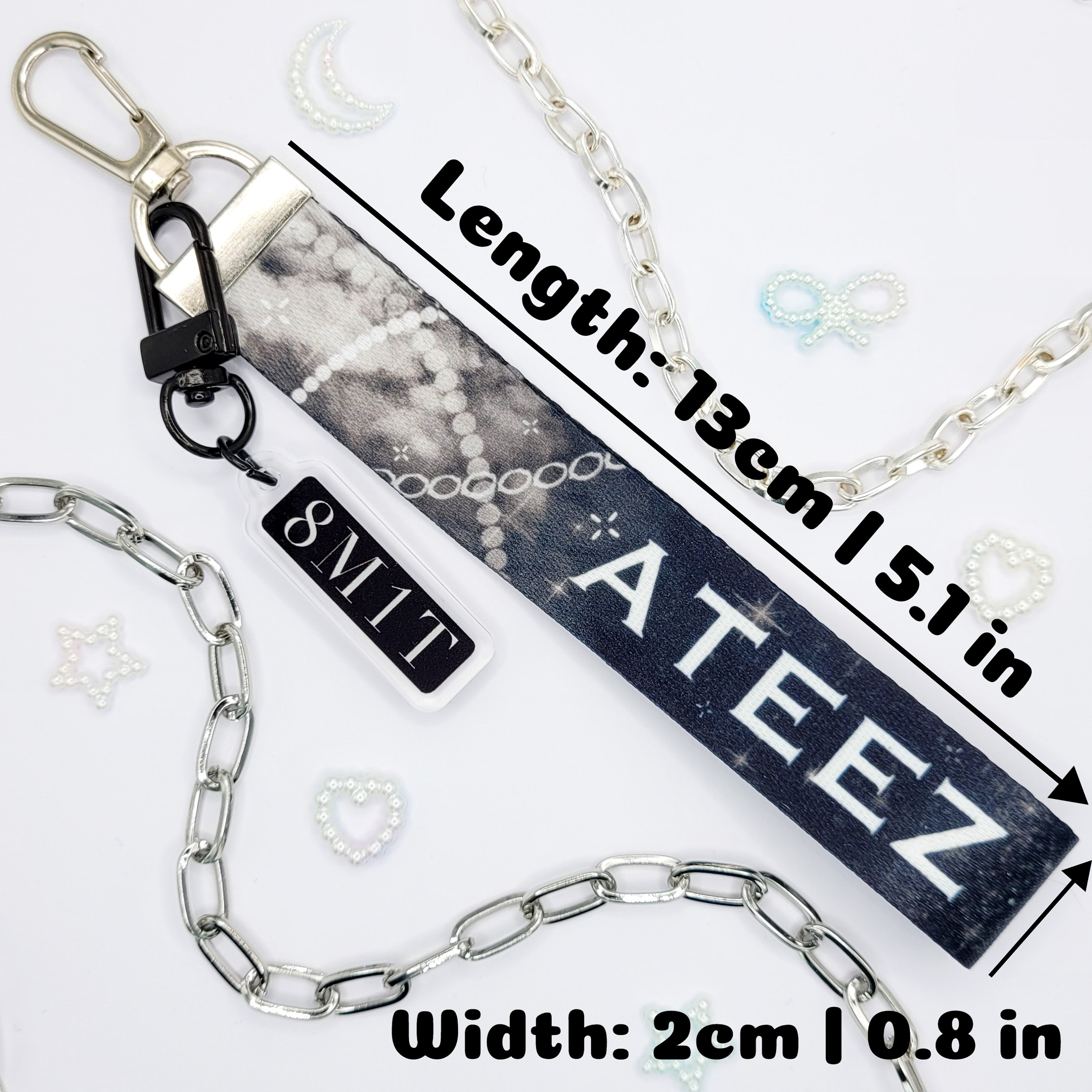 Ateez Lightstick Strap | Ateez Keychain | Atiny Lightiny | Kpop Lanyard ...