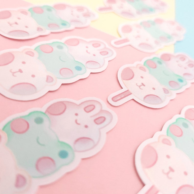 Cute Animal Dango Sticker Asian Dessert Sticker Japan - Etsy