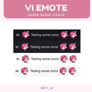 Vi Arcane / League of Legends Emote | for Twitch, Discord, Youtube - Etsy
