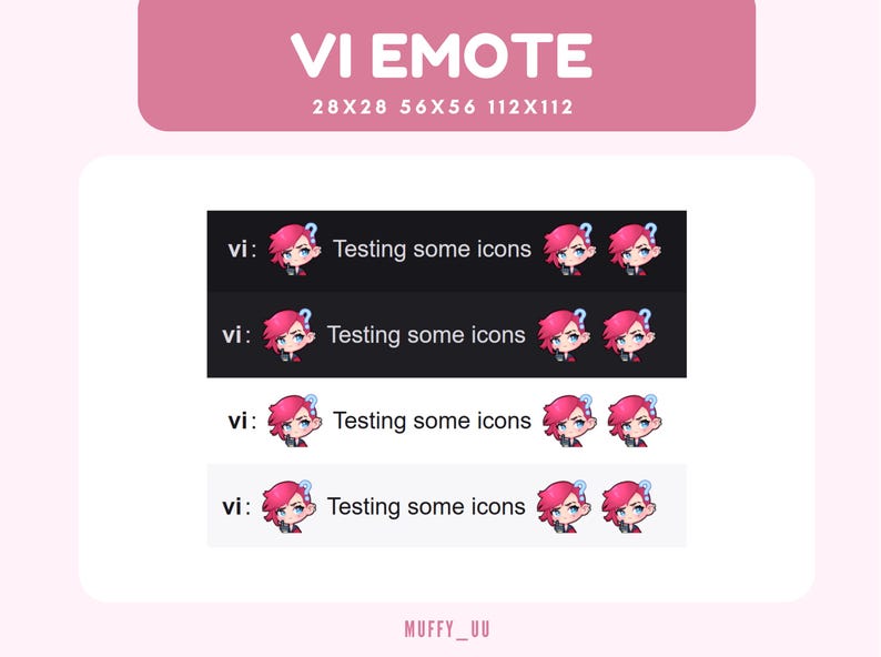 Vi Arcane / League of Legends Emote | for Twitch, Discord, Youtube - Etsy