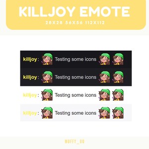 Valorant Killjoy Chibi Emote | for Twitch, Discord, Youtube - Etsy