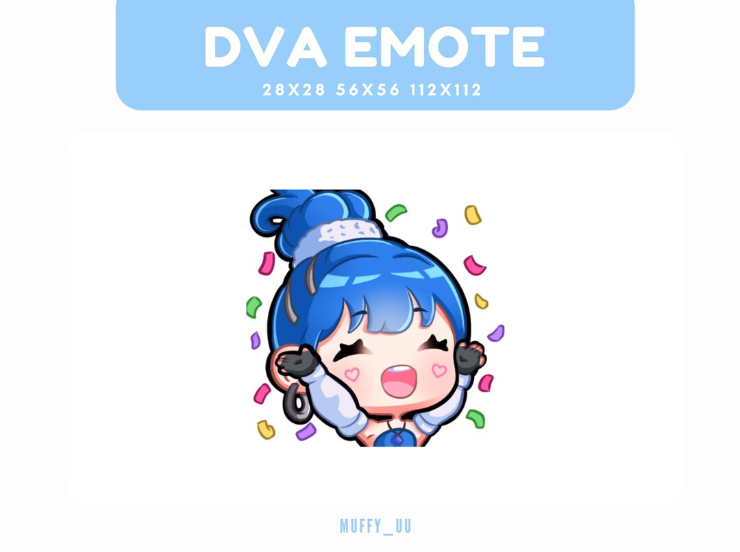 Overwatch Dva Kpop Emote | for Twitch, Discord, Youtube - Etsy