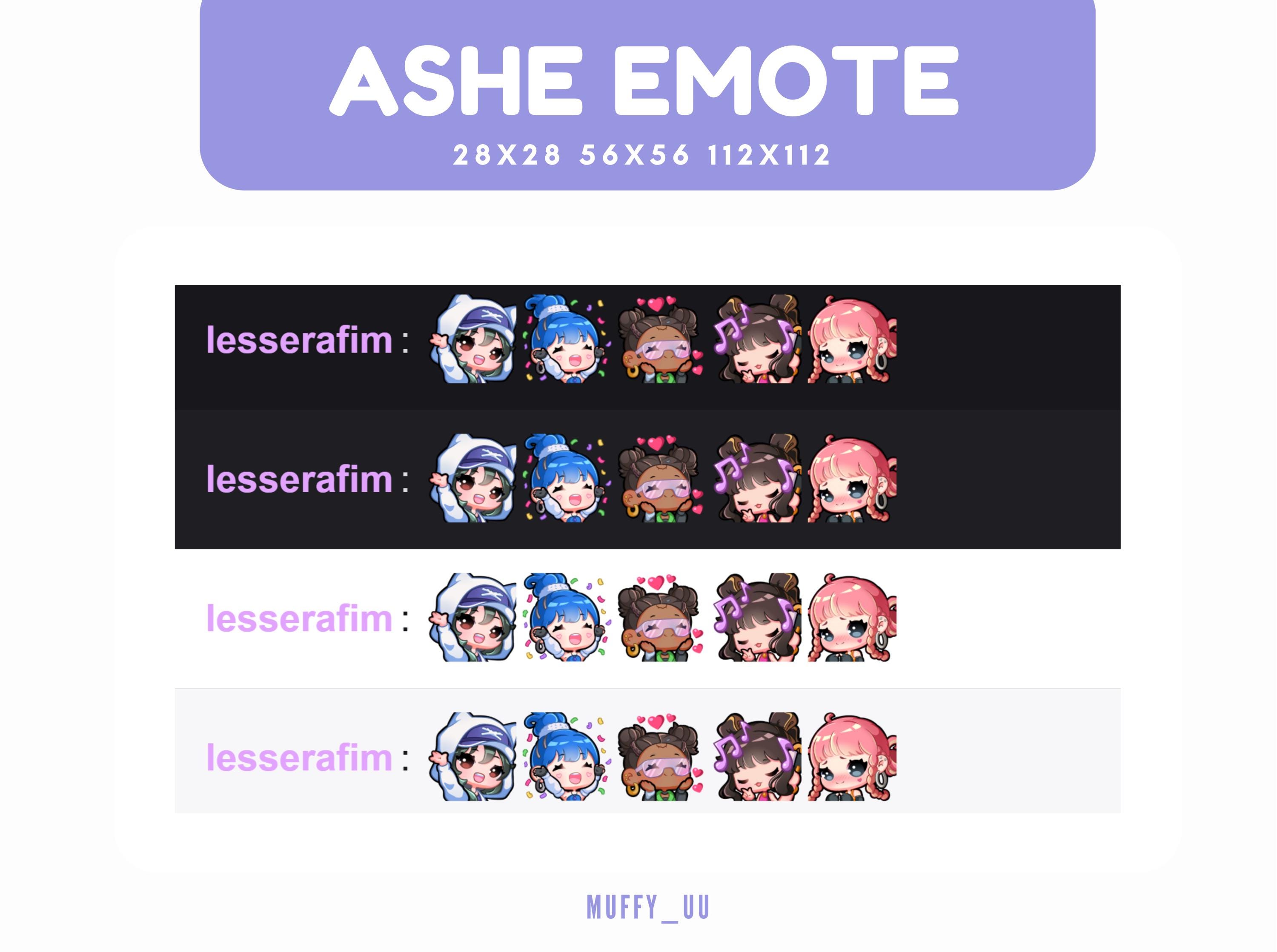 Overwatch Ashe Lesserafim Emote | for Twitch, Discord, Youtube - Etsy