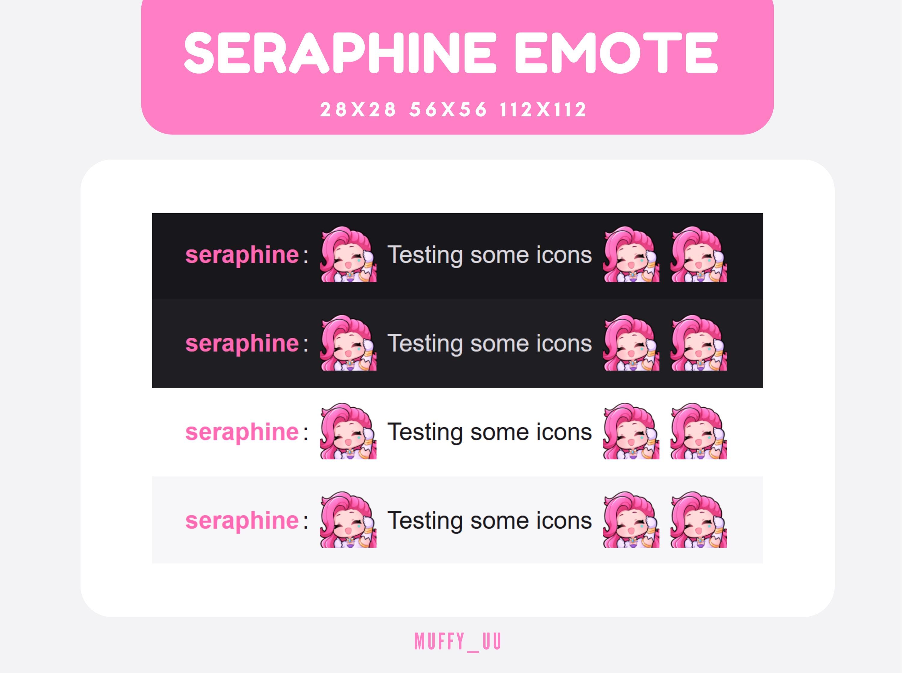 Seraphine / League of Legends Emote | for Twitch, Discord, Youtube - Etsy