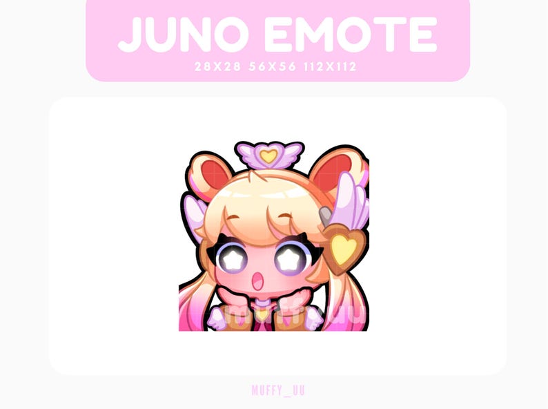Overwatch 2 Dokiwatch Juno Emote | for Twitch, Discord, Youtube - Etsy