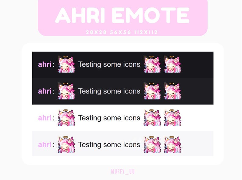 Ahri / TFT / League of Legends Emote | for Twitch, Discord, Youtube - Etsy