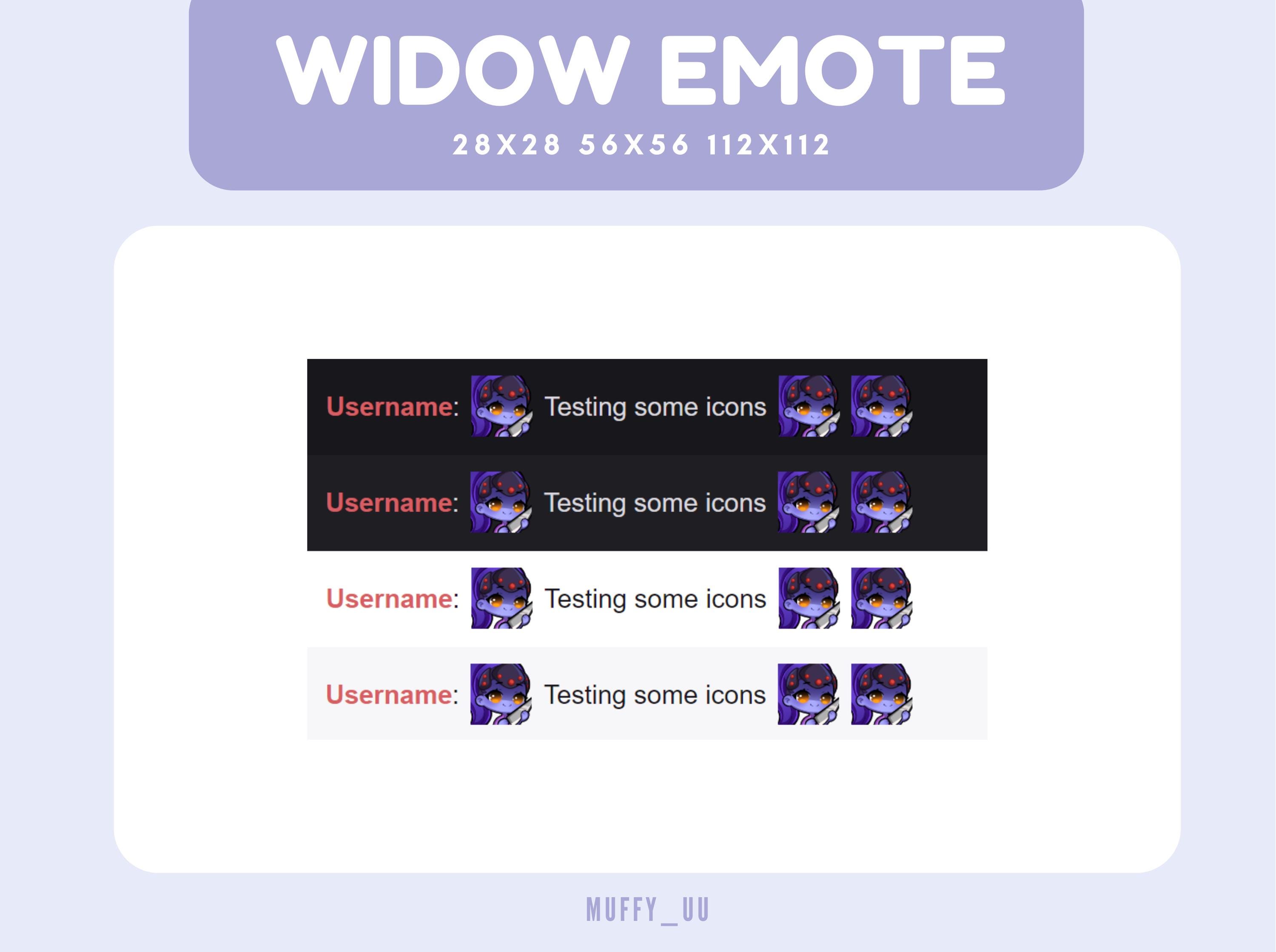 Emote Overwatch 2 Widowmaker | for Twitch, Discord, Youtube - Etsy