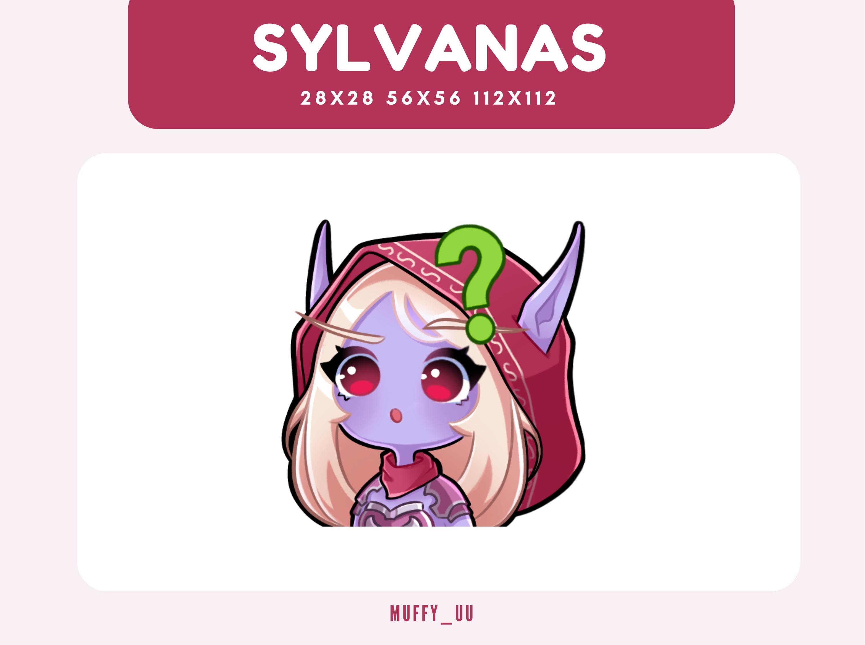 Emote Sylvanas WOW / Widow Overwatch Sylvanas Skin | for Twitch ...