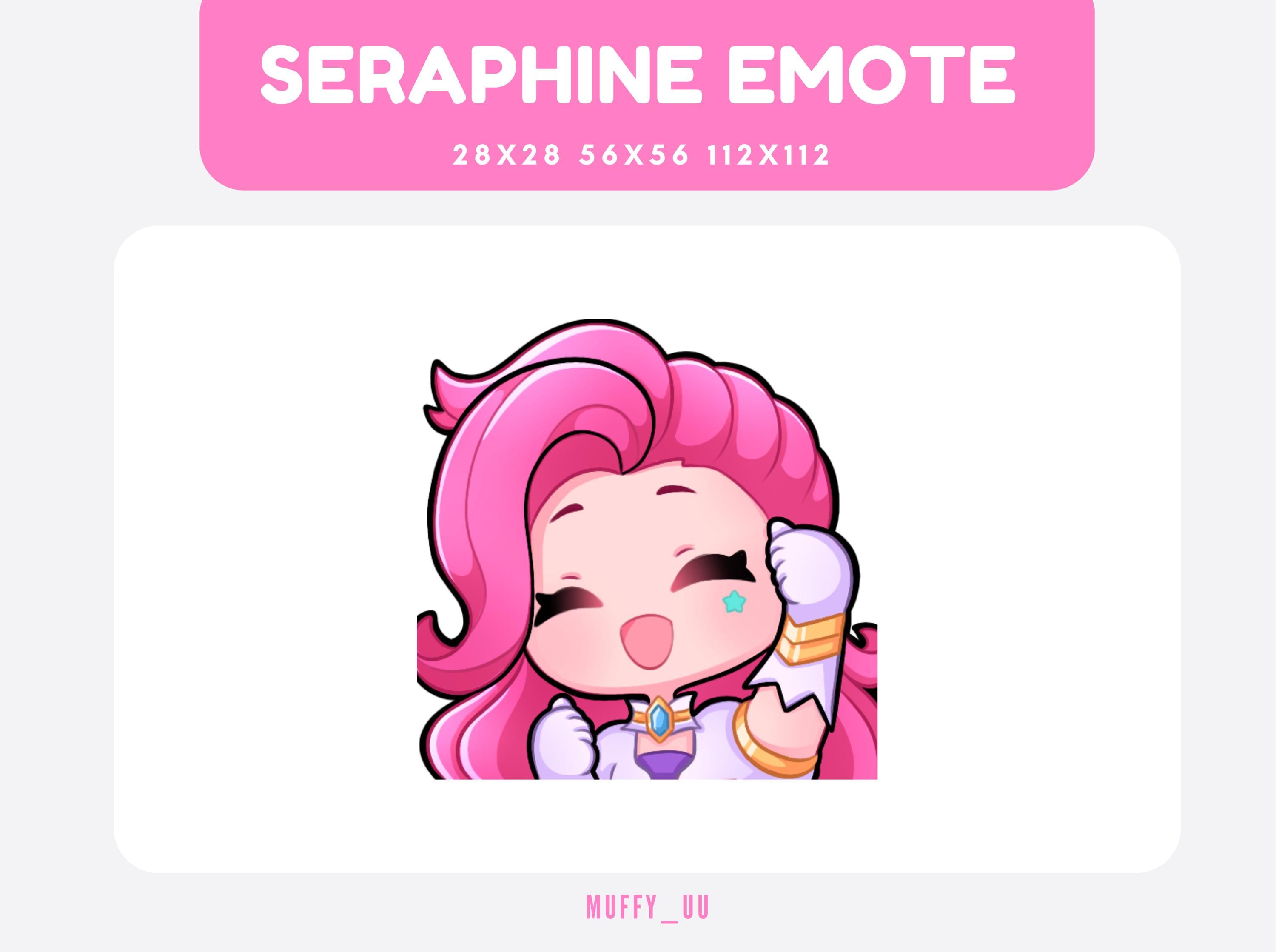Seraphine / League of Legends Emote | for Twitch, Discord, Youtube - Etsy