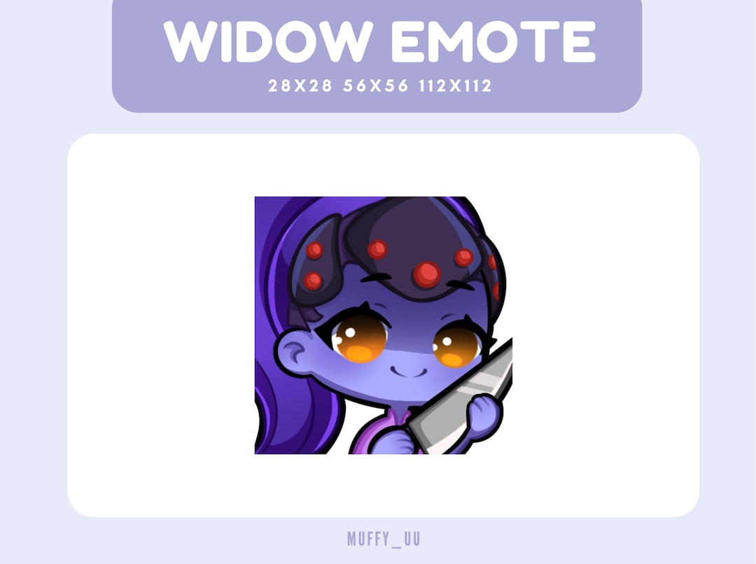 Emote Overwatch 2 Widowmaker | for Twitch, Discord, Youtube - Etsy
